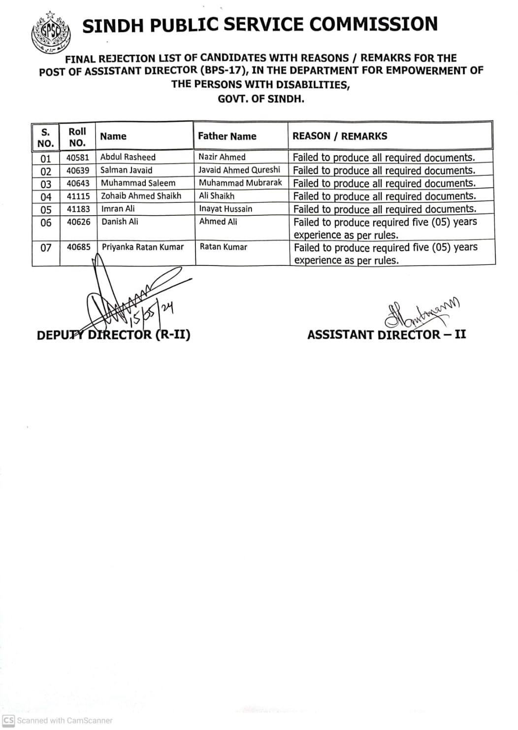 Sindh Public Service Commission